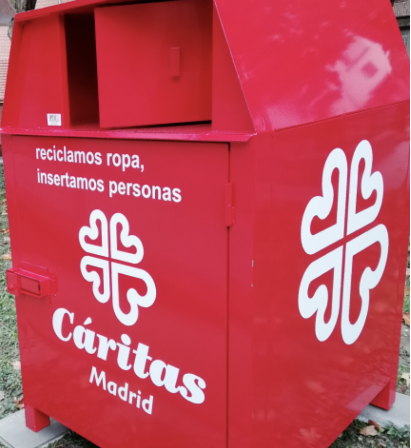 Cáritas concluye la instalación de puntos de recogida de ropa | Caritas ...