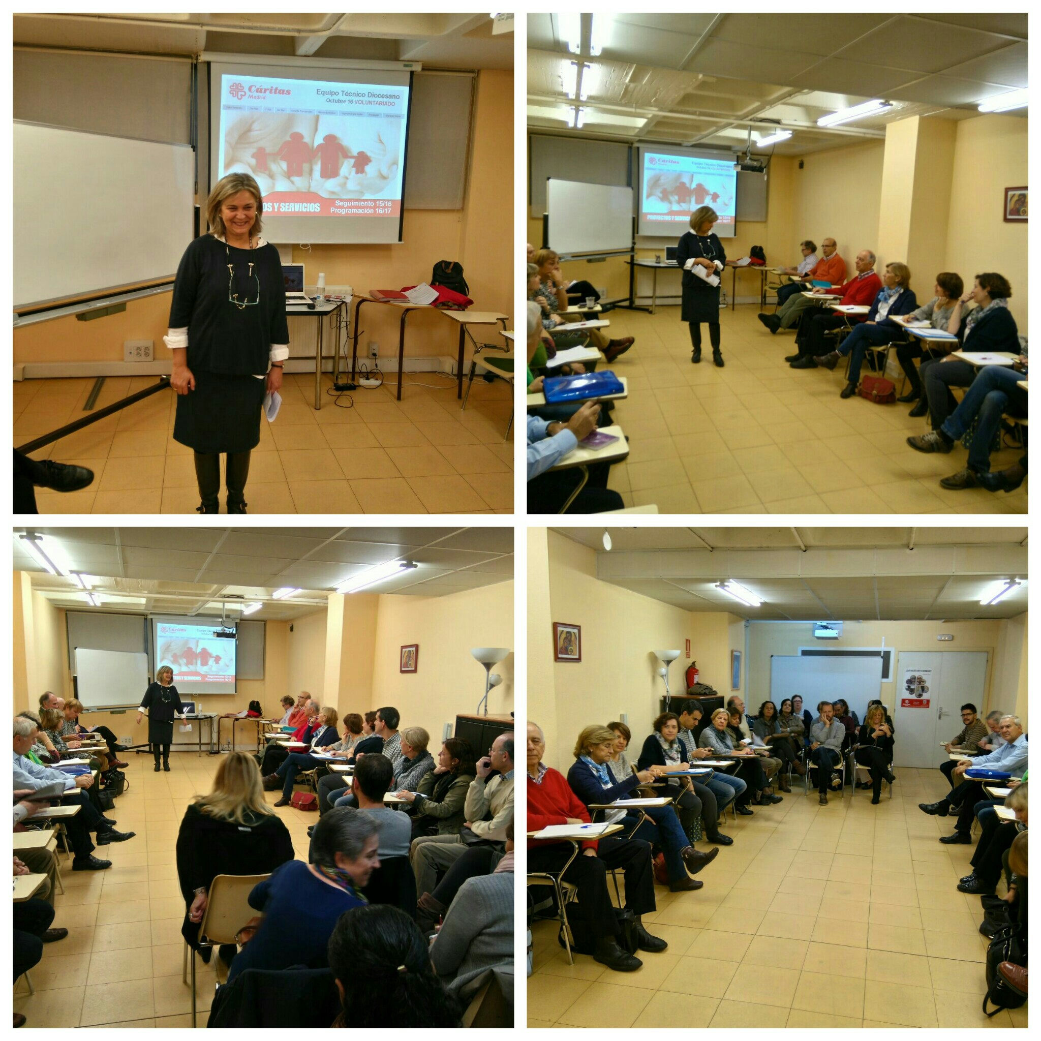 Nos sentamos para reflexionar sobre los nuevos caminos a desarrollar ...